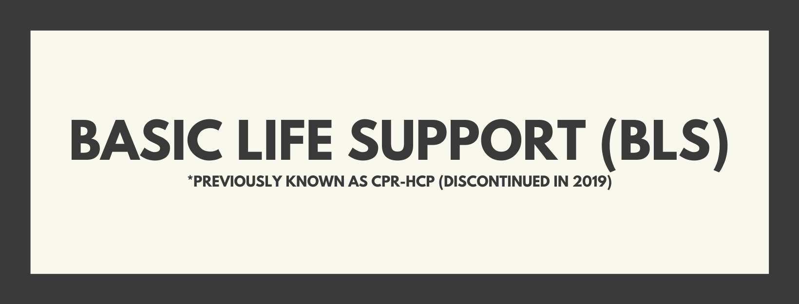 Basic Life Support (BLS) – Vida First Aid